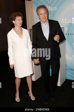 Annette Bening, left, and Warren Beatty arrive at the 16th Annual ...