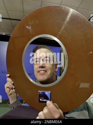 IBM RAMAC hard disk drive. Museum display of the hard disk drive and ...