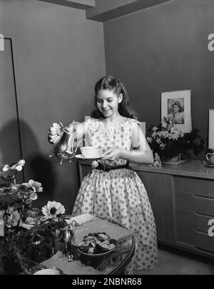 Robin Morgan, sub-teen television actress shown in New York on April 24 ...