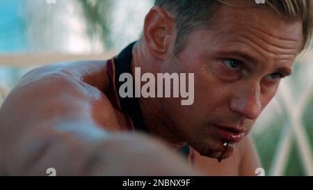 ALEXANDER SKARSGARD in INFINITY POOL (2023), directed by BRANDON ...