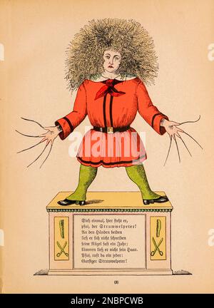 Der Struwwelpeter, an 1845 German children's book by Heinrich Hoffmann ...