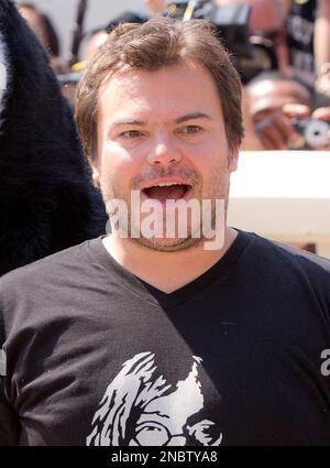 Jack Black poses at the photo call for "Kung Fu Panda" at the Cannes ...
