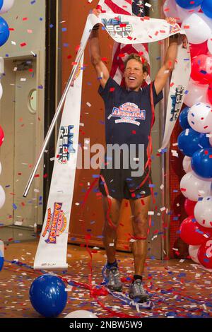 Ultramarathon runner Dean Karnazes arrives at the "Live! with Regis and ...