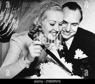 Jackie Coogan and Betty Grable, 1937 Stock Photo - Alamy
