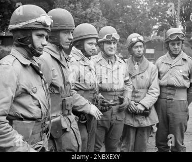 Second French Armored Division in Barenton (France) summer 1944 Stock ...