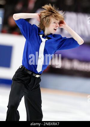 Canada's Kevin Reynolds skates his short program at the ISU Figure ...