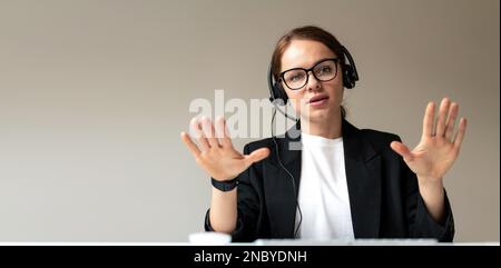 Female psychologist calm down woman patient with sad mental disorder ...