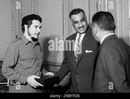 Egyptian President Gamal Abdel Nasser presiding the 3rd Arab Summit ...