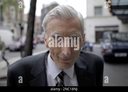 British astrophysicist Martin Rees, poses in central London,Tuesday ...