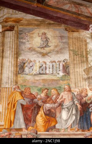 Detail of Passion and Crucifixion, 1529 AD (by Bernardino Luini, a ...