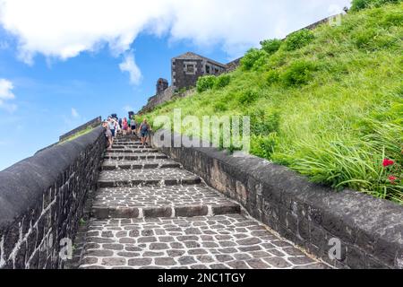 Steps to Fort George Citadel, Brimstone Hill Fortress National Park ...