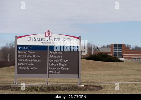Center Valley, Pennsylvania- February 4, 2023: Desales University ...