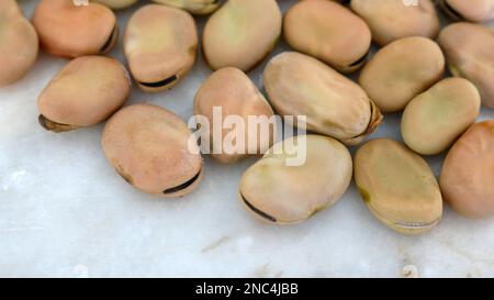 The process of getting broad bean seeds at home, bean bean fruit, seed ...
