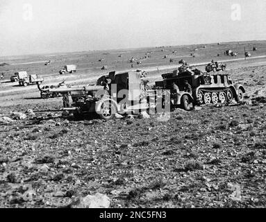 The turning of the Mareth defences and the destruction of a large part ...