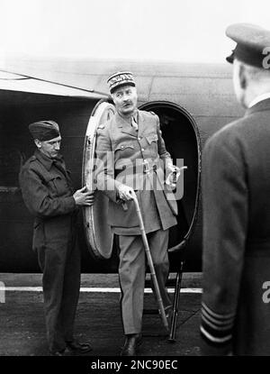 French General Henri Giraud, who took over Admiral Darlan’s post, is ...