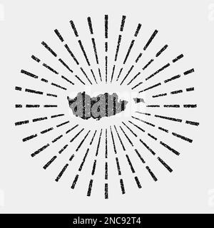 Cyprus vector map outline, line, linear. Cyprus black map on white ...