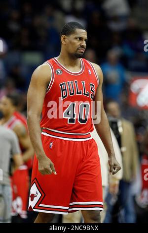 Chicago Bulls center Kurt Thomas, left, celebrates with teammate ...