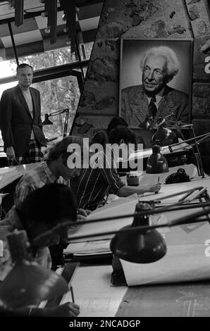 William Wesley Peters at Taliesin West, the architectural school ...
