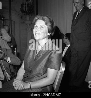 Svetlana Alliluyeva, daughter of late Soviet dictator Stalin, smiles ...