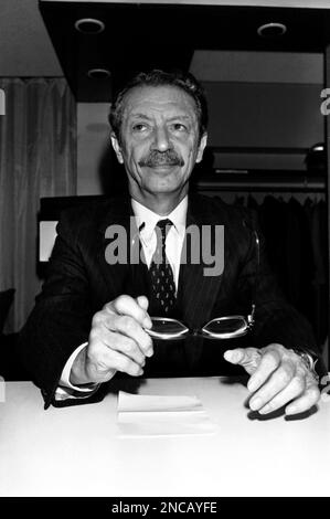 Former Iranian Prime Minister Shapour Bakhtiar in Paris, France on ...