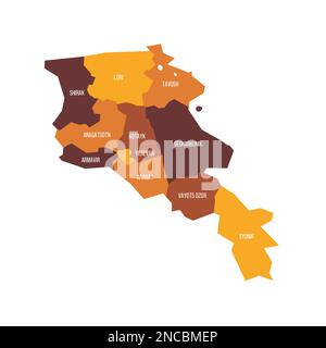 City map Yerevan, color detailed plan, vector illustration Stock Vector ...