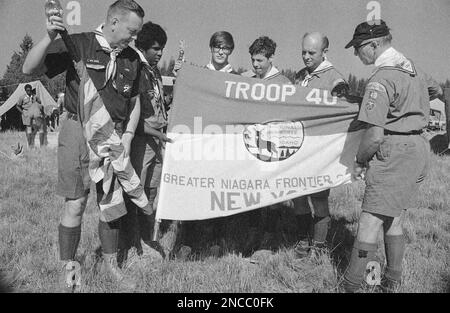 Buffalo, New York,scouts of Troop 40 at the 7th National Boy Scout ...