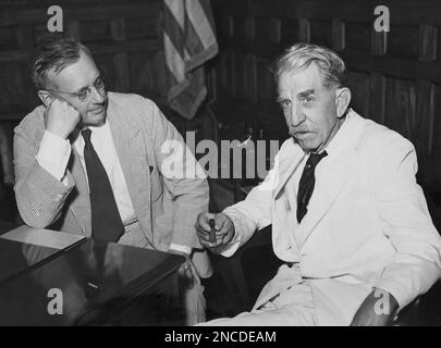 Former Governor of Oklahoma, William "Alfalfa Bill" Murray, poses for a ...