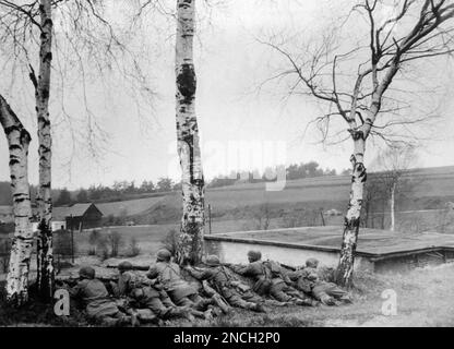 Troops of General Patton’s Third American Army, have reached Bitburg ...