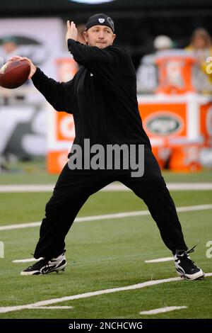 New York Jets quarterback Kellen Clemens (11) after the NFL football ...