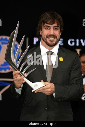 Spanish Formula One driver Fernando Alonso of Ferrari seen on the ...