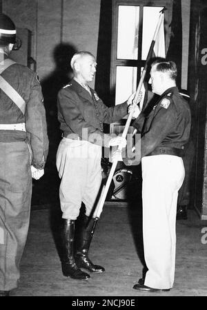 Patton and General Lucian Truscott Stock Photo - Alamy