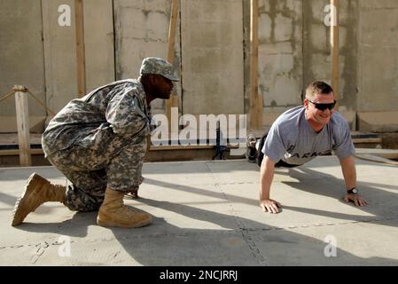 CAMP VICTORY, IRAQ--Sgt. Maj. Mark Cornejo, Multi-National Corps-Iraq ...