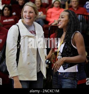 Former Stanford women basketball players, from left, Heather Owen, Kate ...