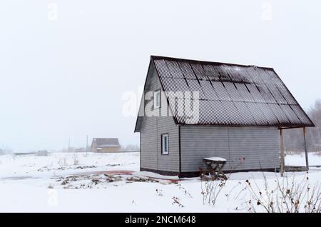 Old wooden house, Novosibirsk, Novosibirsk Oblast, Russia Stock Photo ...