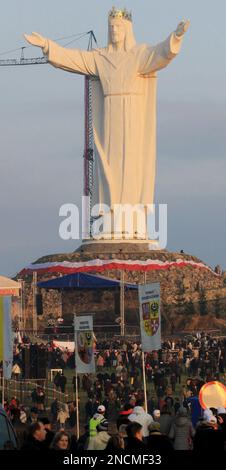 Christ the King, the world's largest statue of Jesus, Swiebodzin ...
