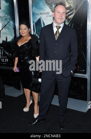 Yvonne Walcott and David Yates attend the World Premiere of "Fantastic ...