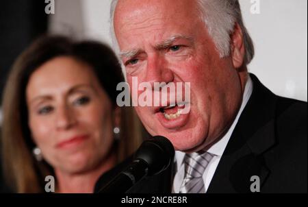 Businessman John Raese and wife Liz are all smiles after addressing his ...