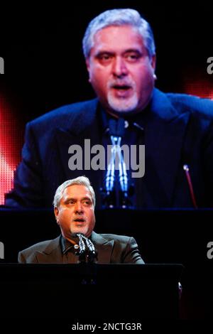 Indian entrepreneur Vijay Mallya received the Entrepreneur Of The Year ...