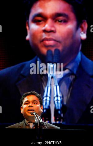 A.R. Rahman with the Achievement in Music award (Original Score ...