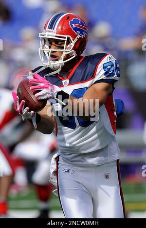 Buffalo Bills tight end Jonathan Stupar warms up before the start of an ...