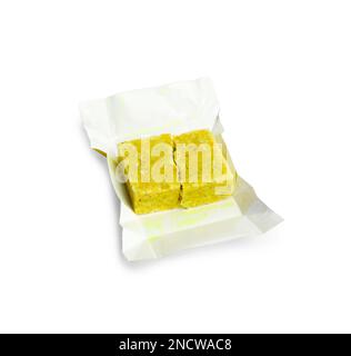 Unwrapped bouillon cube Stock Photo - Alamy