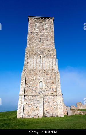 View of the Two Towers, part of the remains of St Mary's Churchat ...