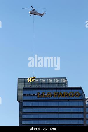 Wells Fargo building at Atlantic Station in Midtown Atlanta, Georgia ...