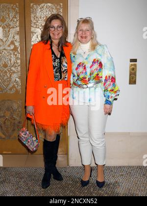 Maren Gilzer und Ina Weiler bei der Anja Gockel Fashion Show 'seven ...