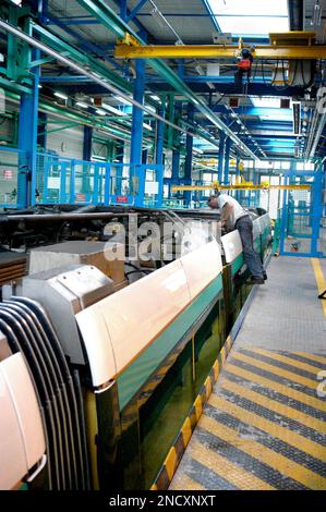 Paris Region, France, RATP Atelier, Men Working in Public Transport ...