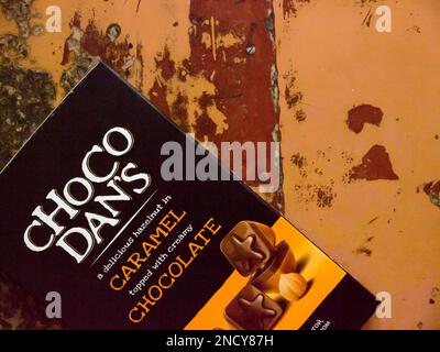 CHOCO DAN'S Chocolate candies Stock Photo - Alamy