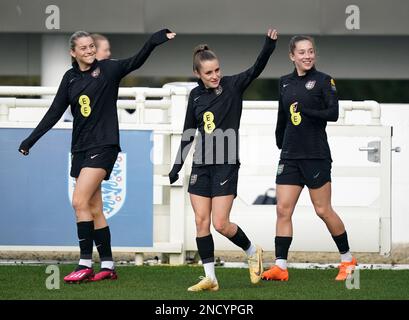 England's Alessia Russo and Ella Toone lift the trophy after winning ...