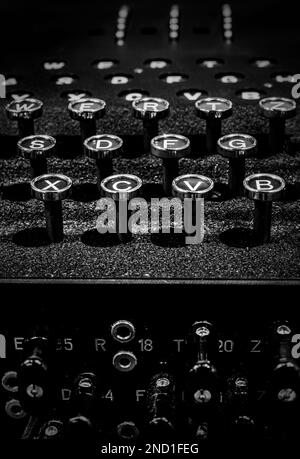 German Enigma encryption machine used in the second world war Stock ...
