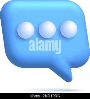 Realistic 3D speech bubble with colorful 3D heart, vector illustration Stock Vector Image & Art ...