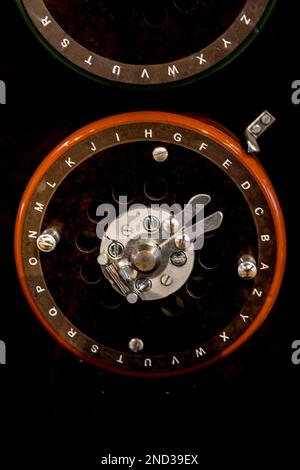 Indicator dials from the famous 'Bombe' machine at Bletchley Park used ...